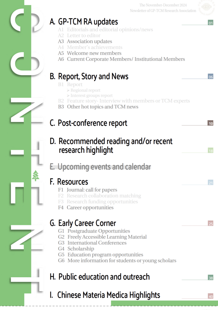 GP-TCM RA Newsletter November-December 2024 | ASSOCIATION – Good ...