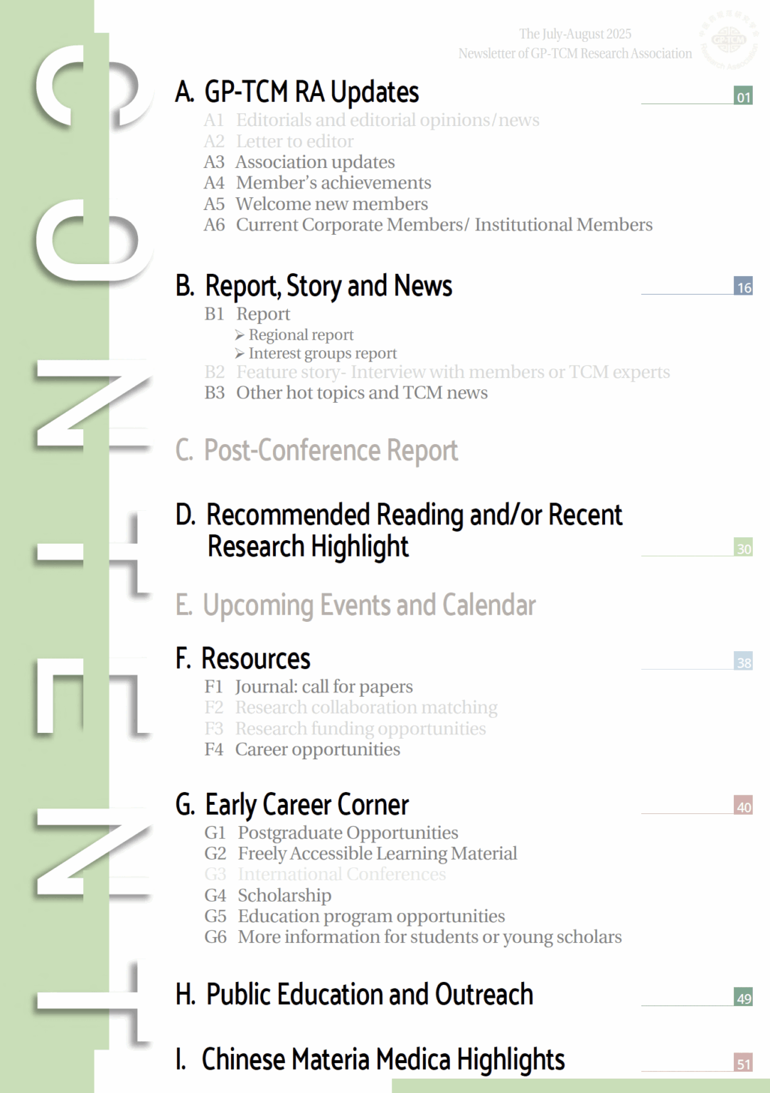 GP-TCM RA Newsletter July-August 2025 | ASSOCIATION – Good Practice in ...